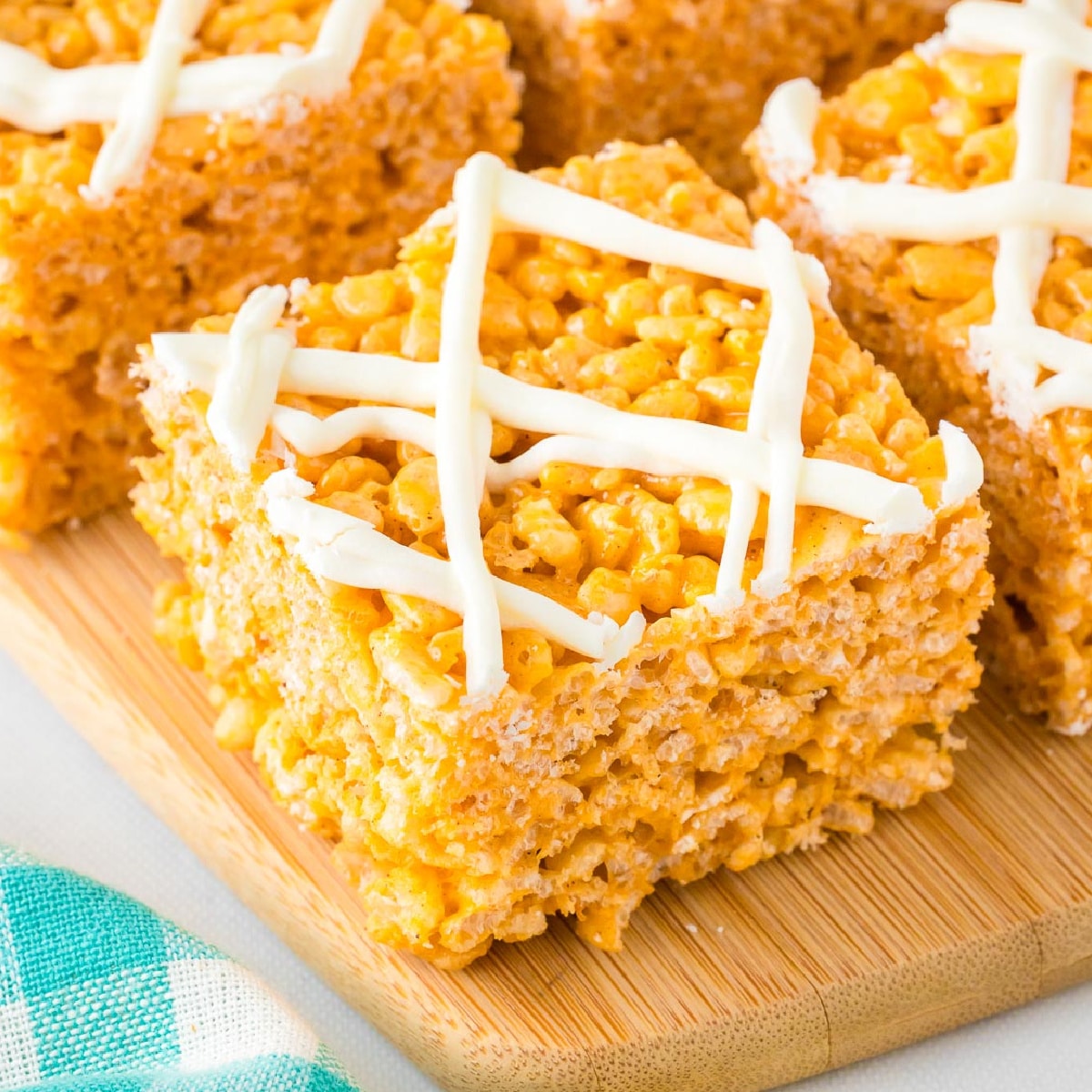 Gooey Pumpkin Spice Rice Krispie Treats