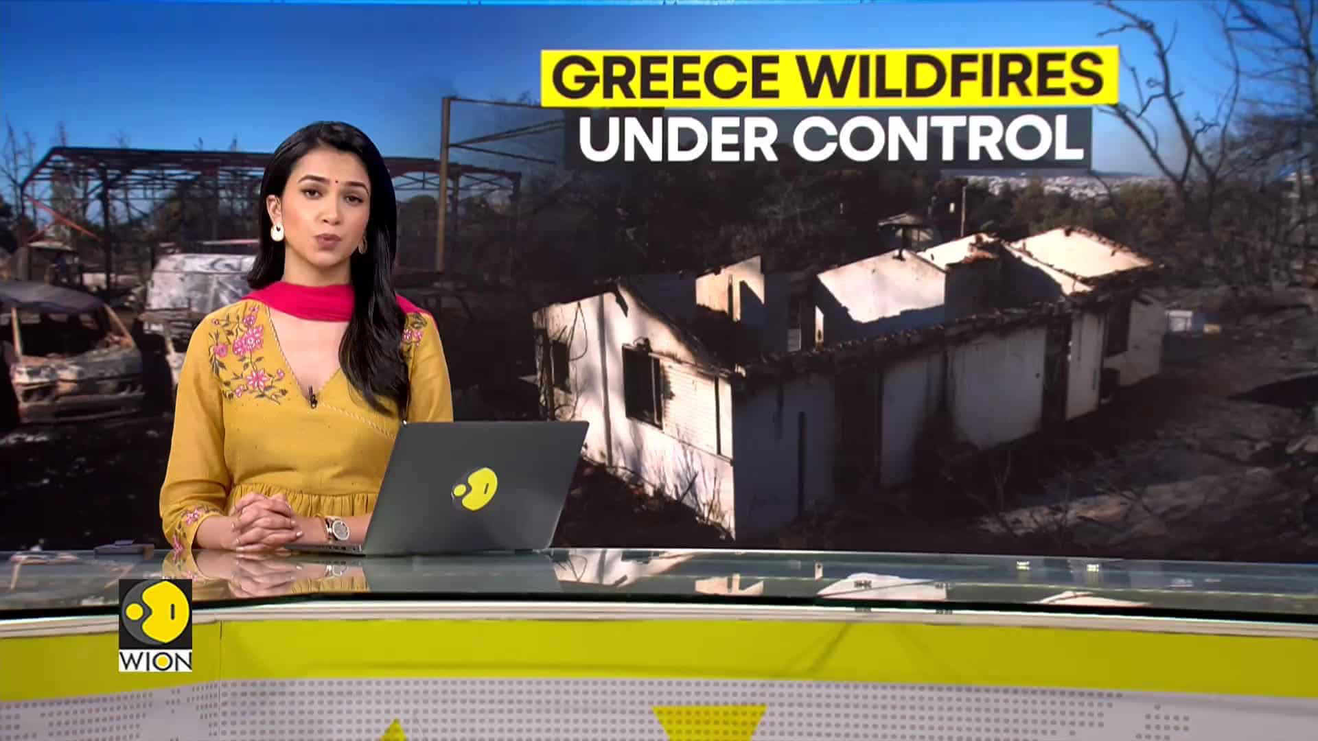 Greece: Firefighters successfully tackle wildfire Greece: Firefighters successfully tackle wildfire