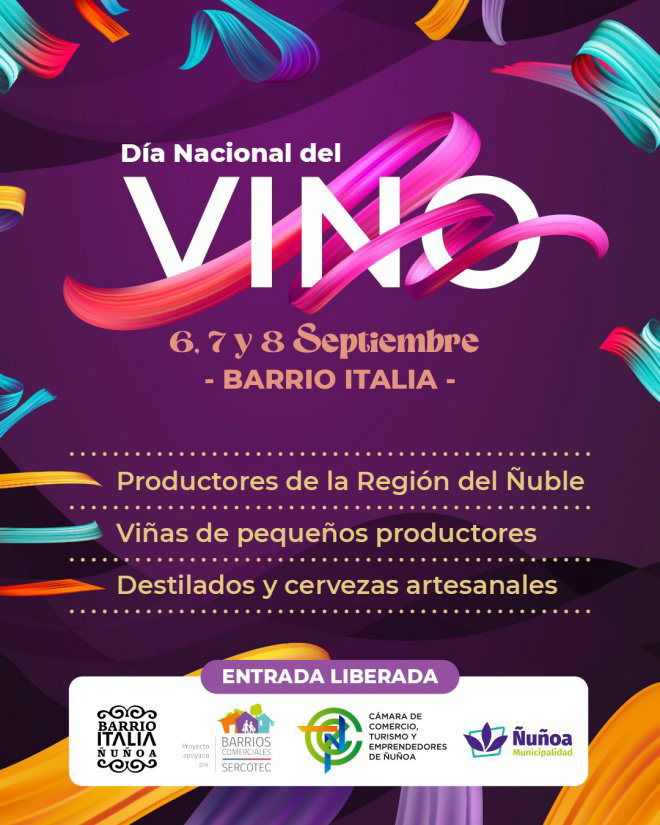 Valle del Itata protagonizará celebración del Día del Vino en el Barrio ... Valle del Itata protagonizará celebración del Día del Vino en el Barrio ...
