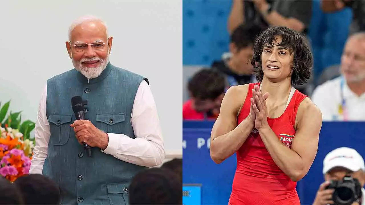 'Matter of great pride...': PM Narendra Modi lauds Vinesh Phogat 'Matter of great pride...': PM Narendra Modi lauds Vinesh Phogat