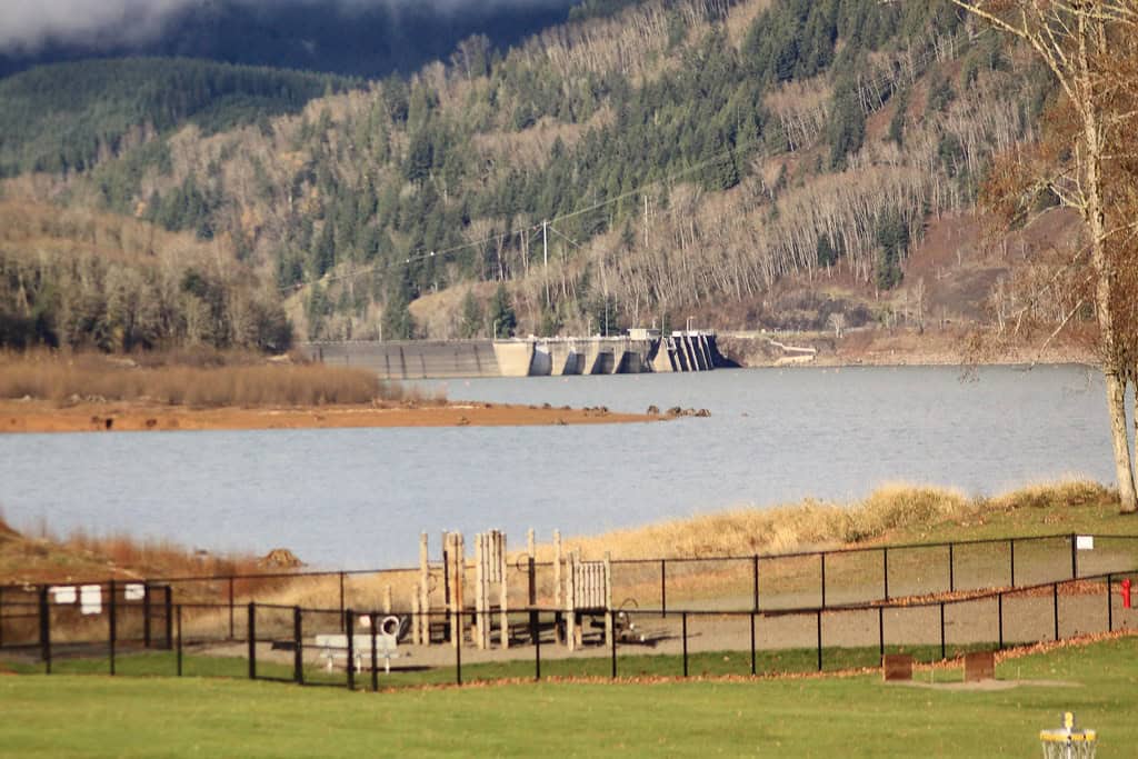 The Mossyrock Dam Is Surrounded by 5 Active Volcanoes