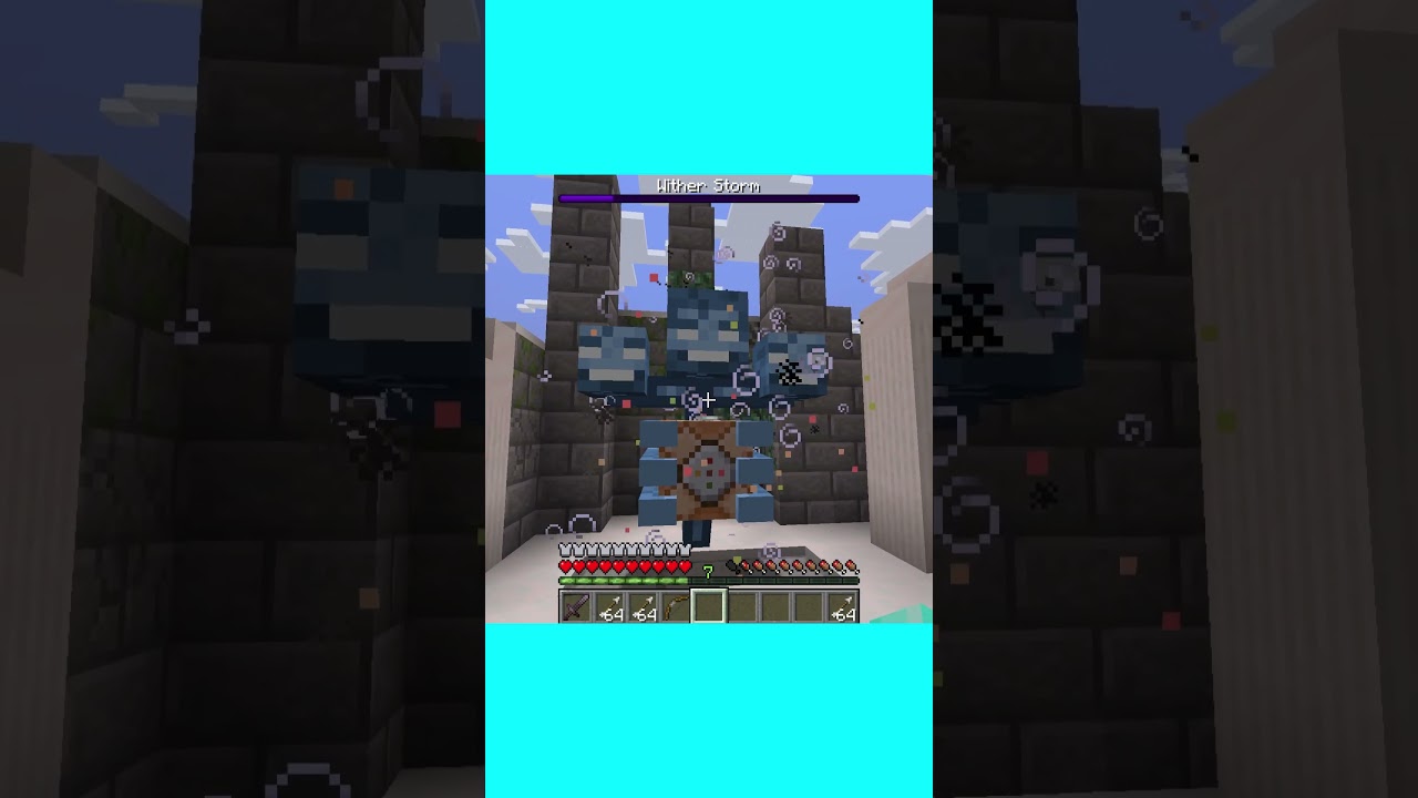 Minecraft but there’s a massive wither storm