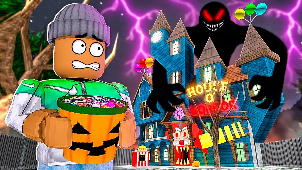 House of horror obby map: Roblox scary gameplay