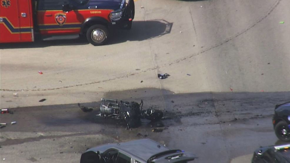 Motorcyclist killed in fiery crash during police chase identified Motorcyclist killed in fiery crash during police chase identified