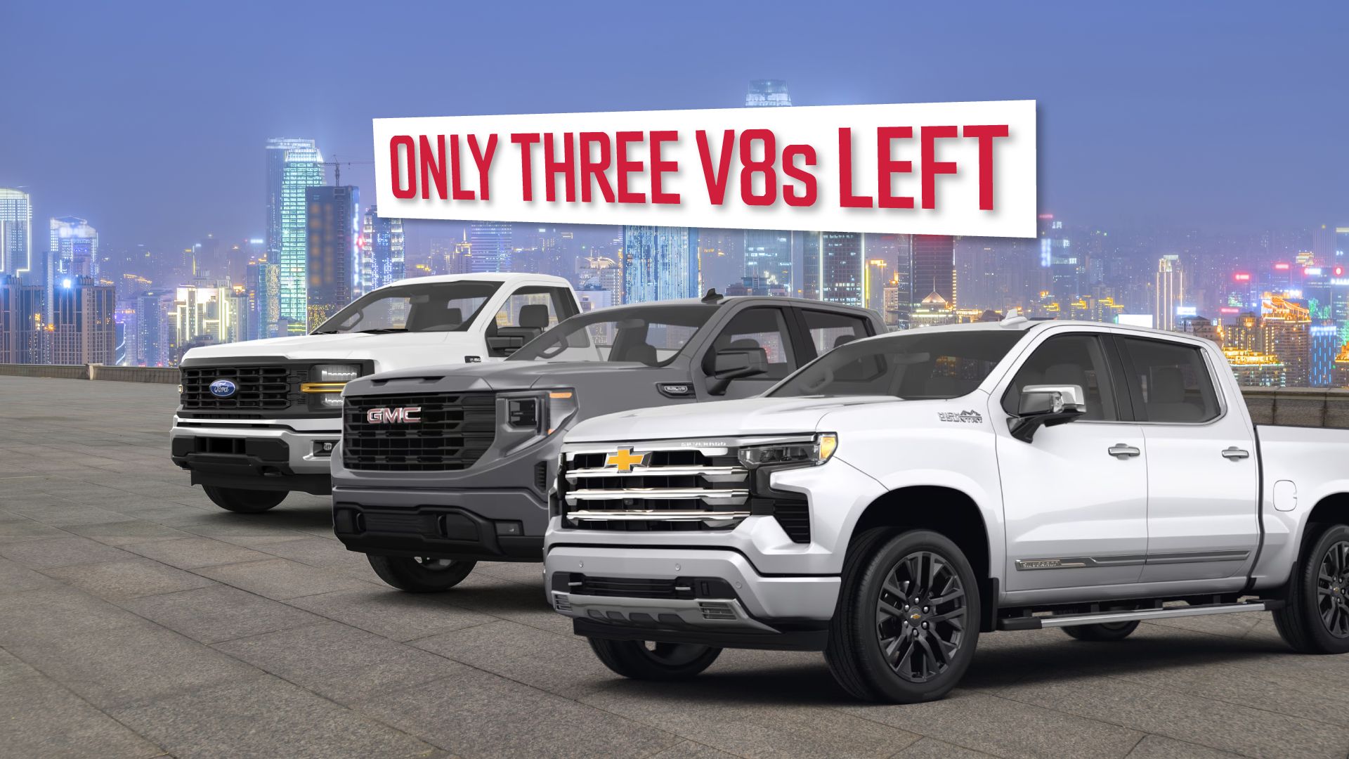 There Are Only 3 Light Duty Full-Size Pickups With A V8 Engine Left For ...