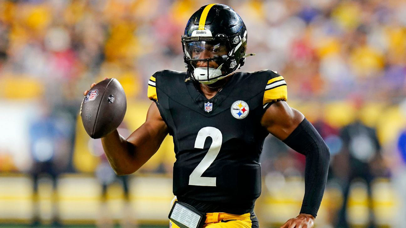 Steelers' Justin Fields starts with Russell Wilson injured Steelers' Justin Fields starts with Russell Wilson injured