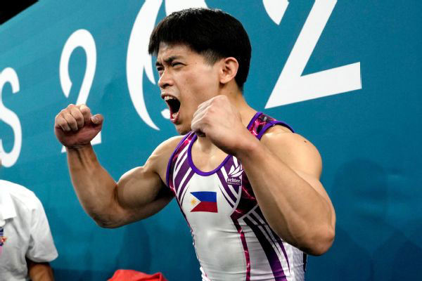Gymnast Carlos Yulo earns 2nd Olympic gold ever for Philippines Gymnast Carlos Yulo earns 2nd Olympic gold ever for Philippines