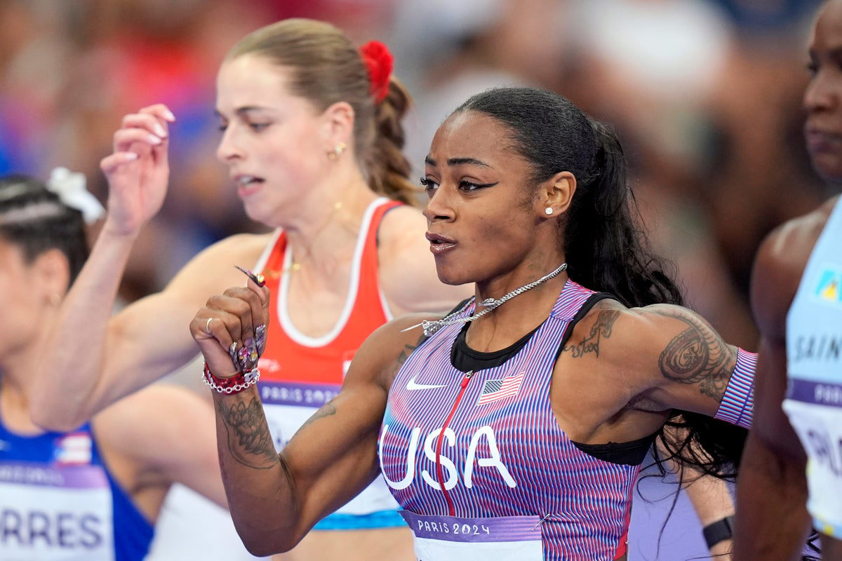 Sha'Carri Richardson overcomes sluggish start to make 100-meter final ... Sha'Carri Richardson overcomes sluggish start to make 100-meter final ...