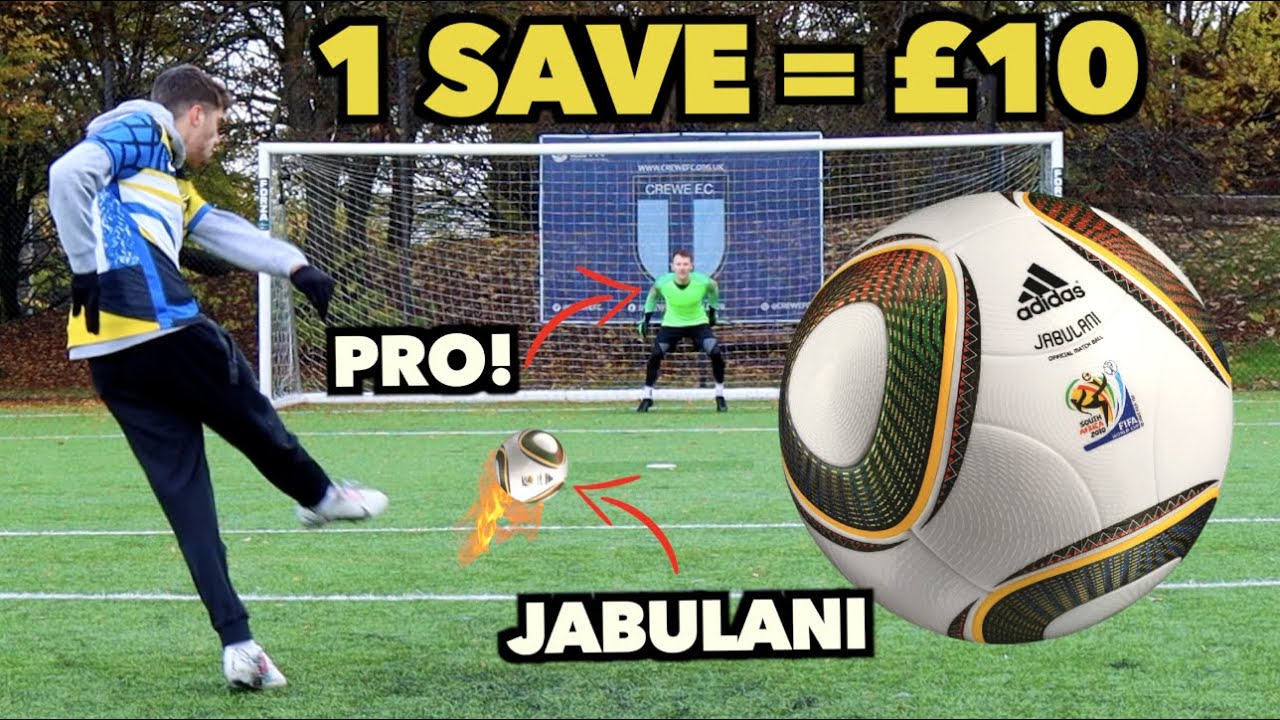 I Paid a PRO Keeper 10 for EVERY Shot He Saves from a Jabulani Did He ...