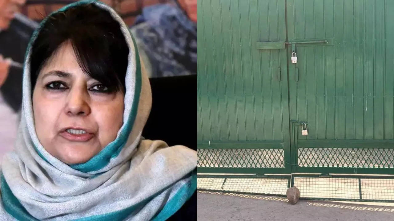 PDP chief Mehbooba Mufti alleges house arrest on 5th anniversary of ... PDP chief Mehbooba Mufti alleges house arrest on 5th anniversary of ...