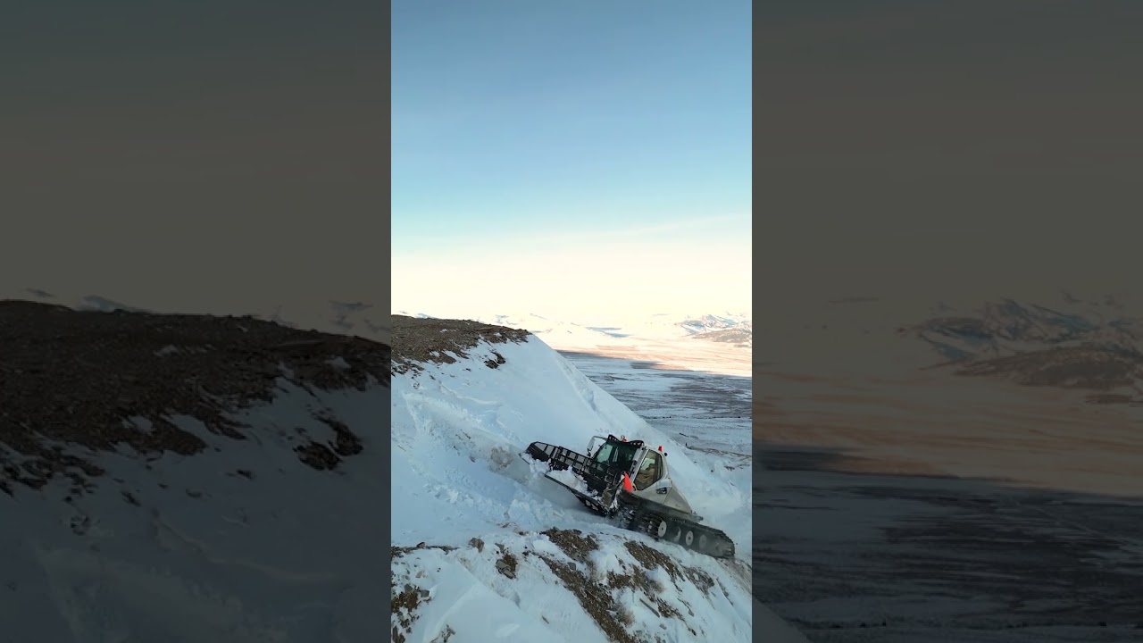 Snowcat Conquered a Mountain Peak in an Unbelievable Feat