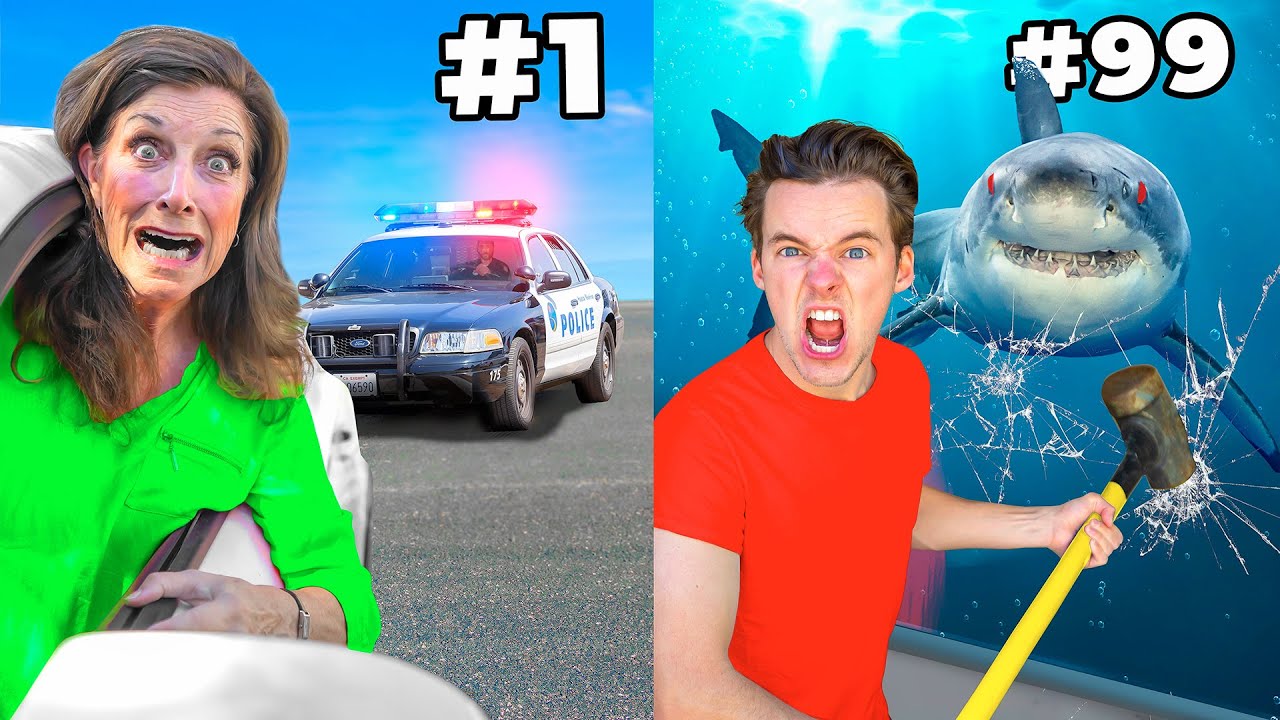 Breaking 100 rules in 24 hours vs my crazy neighbor!