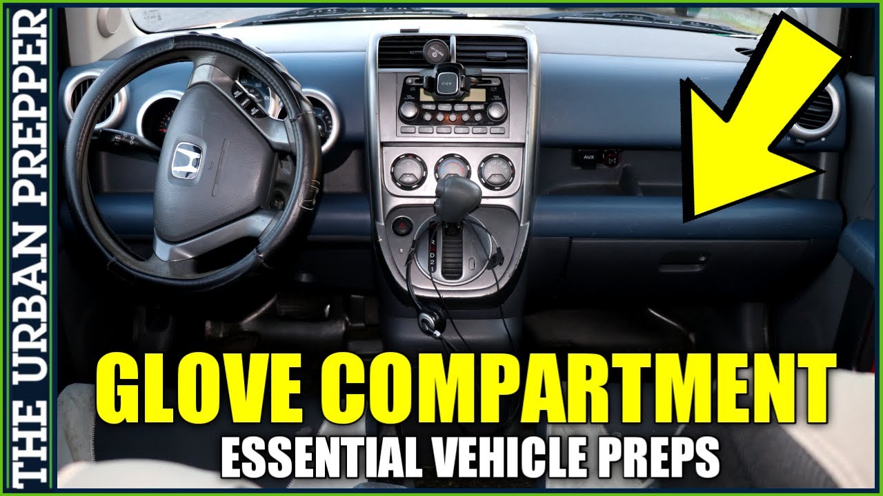 10 glove compartment essentials for vehicle preps