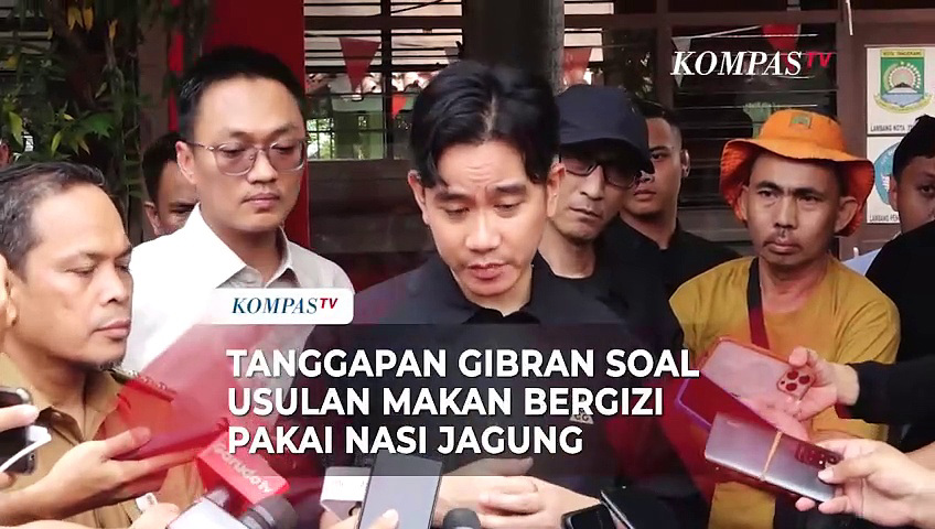 Tanggapan Gibran Soal Usulan Menko PMK Makan Bergizi Pakai Nasi Jagung Tanggapan Gibran Soal Usulan Menko PMK Makan Bergizi Pakai Nasi Jagung