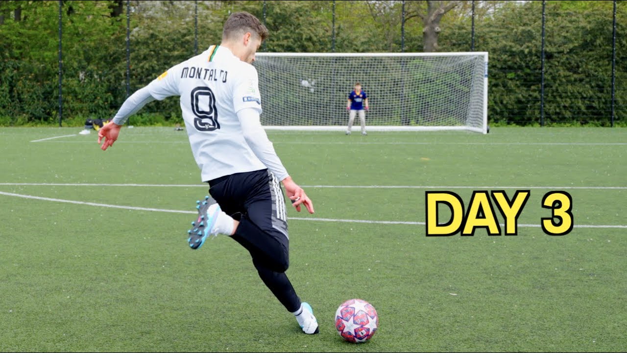 Player Finds the Formula for a Perfect Soccer Free Kick