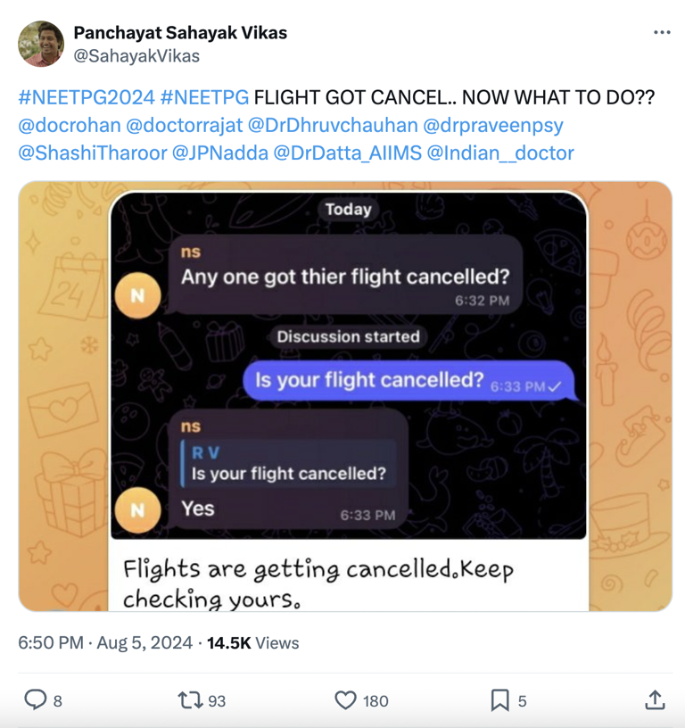 NEET PG exam city allocation woes: Flights cancelled, cities ... NEET PG exam city allocation woes: Flights cancelled, cities ...