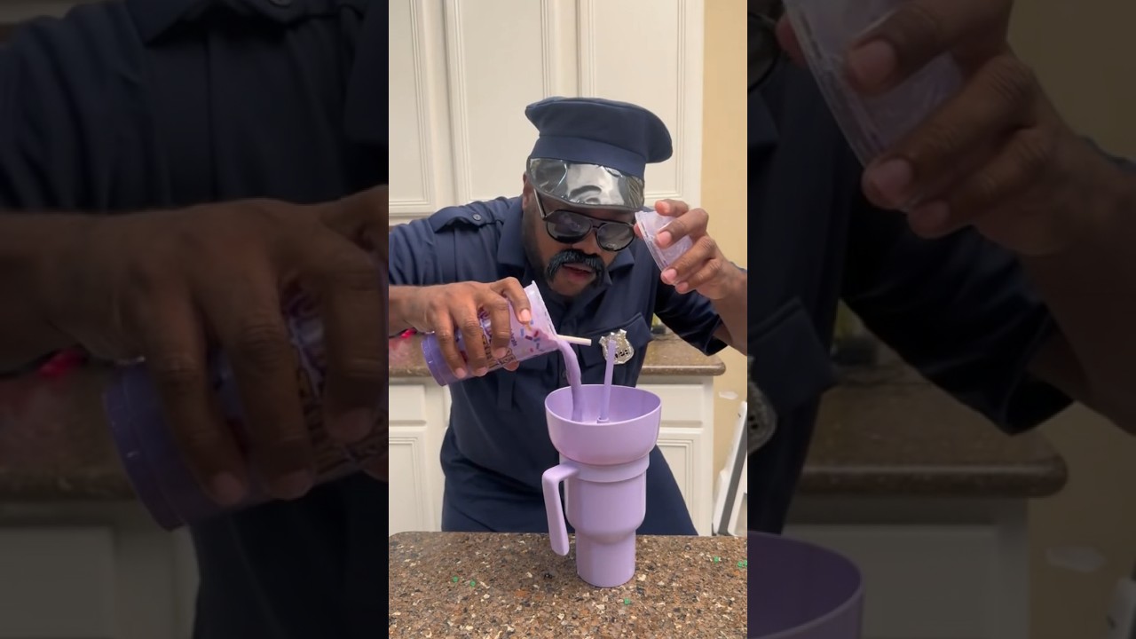 The Grimace Shake causes total family chaos