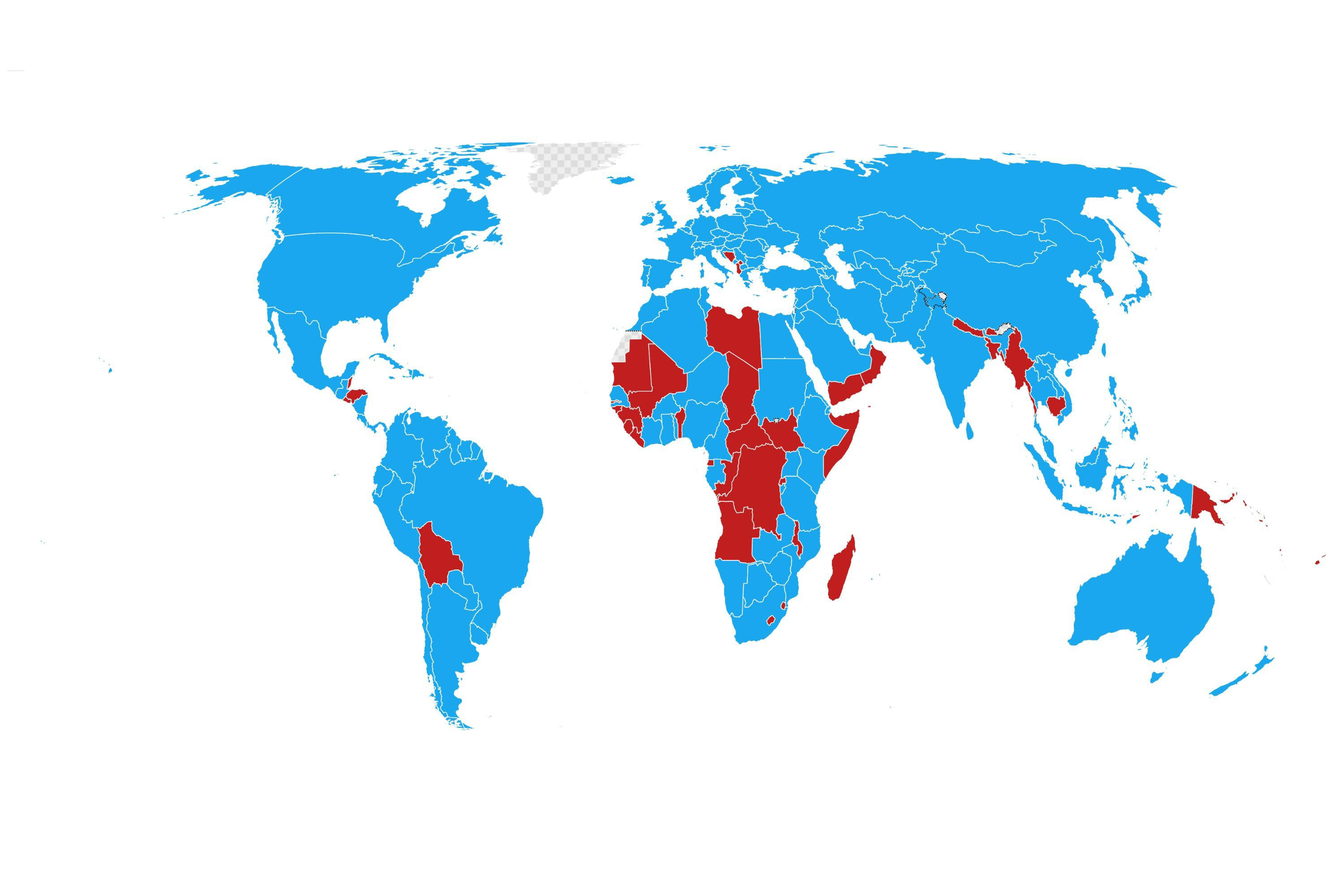 Map Shows Countries That Have Never Won An Olympic Medal Map Shows Countries That Have Never Won An Olympic Medal