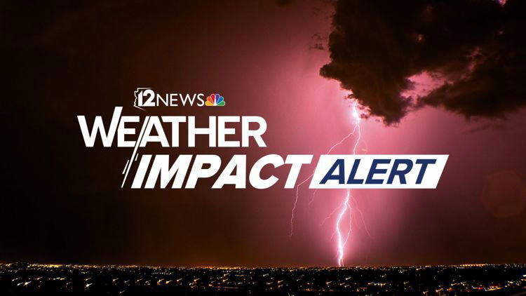 Weather impact alert: Rain and possible thunderstorms on Sunday