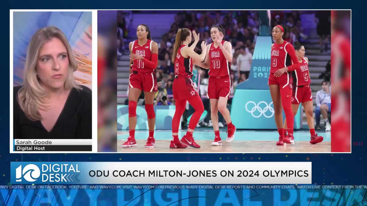 ODU Women's Basketball Head Coach Milton-Jones on 2024 Olympics ODU Women's Basketball Head Coach Milton-Jones on 2024 Olympics