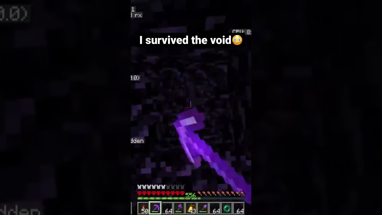 How I Survived the Void in Minecraft Hardcore Mode