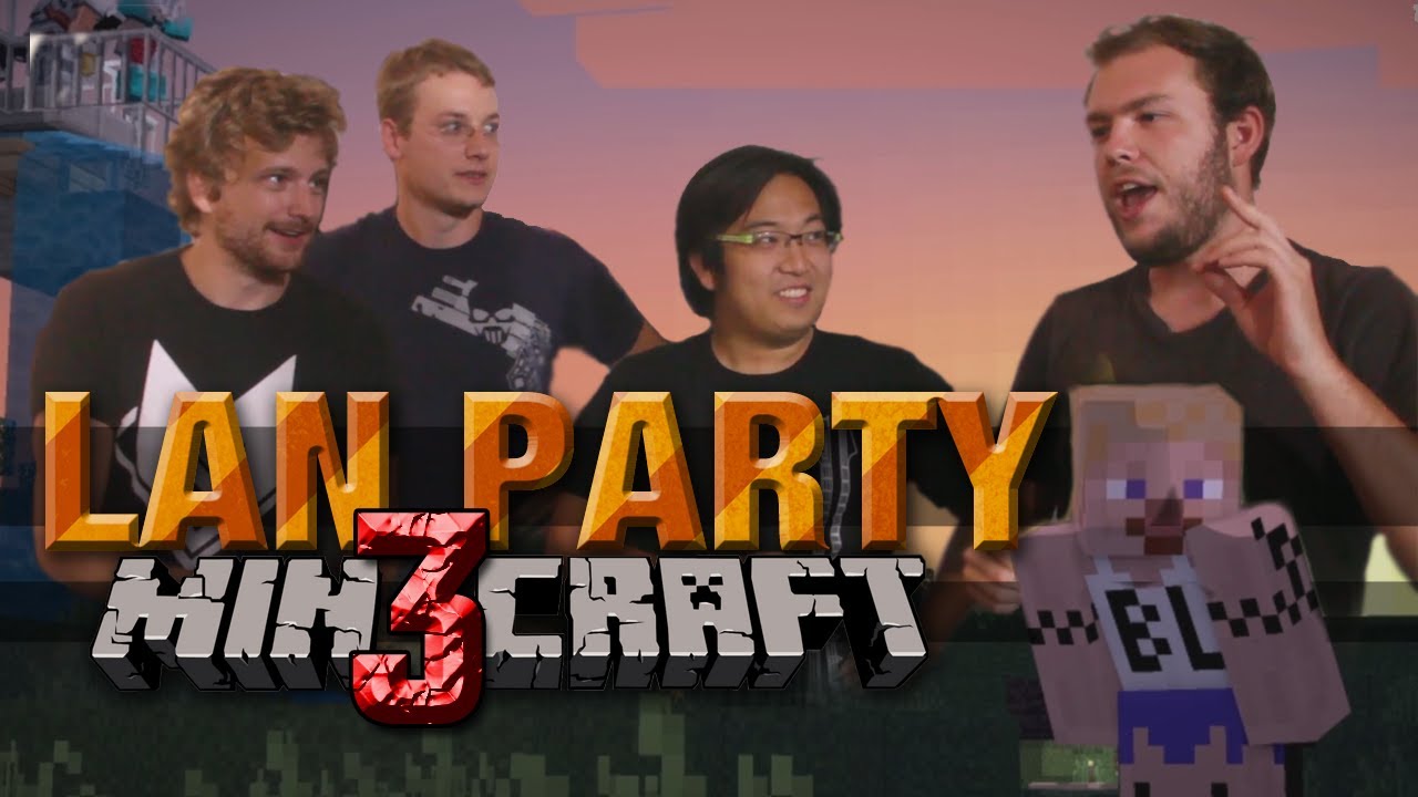 Minecraft with Freddiew and Corridordigital Episode 3 on LAN Party - Node