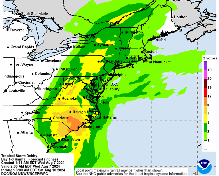 Tropical Storm Debby: The latest on rainfall, winds, storm surge in the ... Tropical Storm Debby: The latest on rainfall, winds, storm surge in the ...