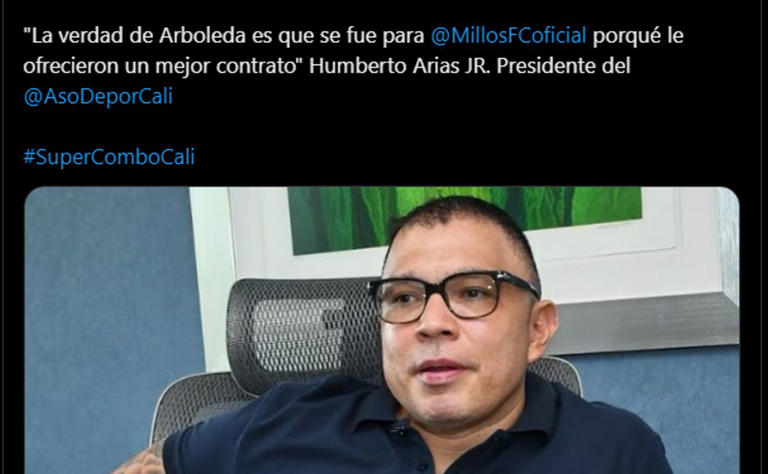 El presidente del Deportivo Cali reveló la verdad sobre Arboleda y ... El presidente del Deportivo Cali reveló la verdad sobre Arboleda y ...