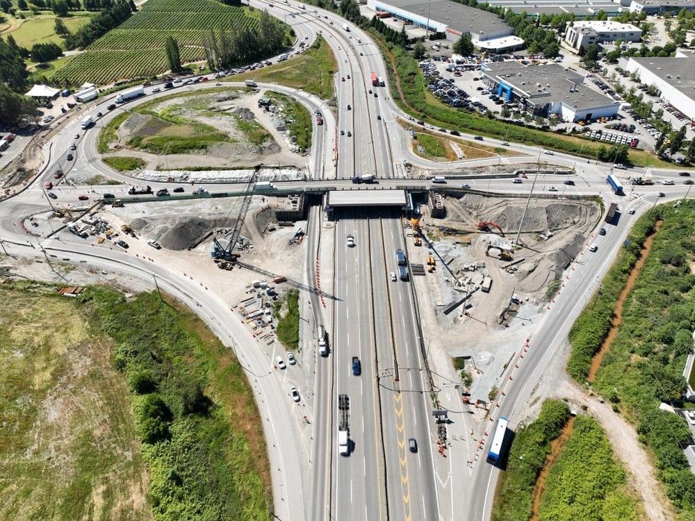 Traffic Alert: Part of new five-lane Steveston interchange opens to drivers