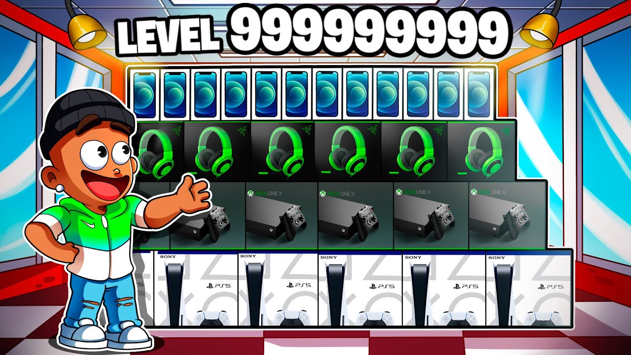 "I Built a Level 999, 999, 999 Roblox Tech Store Tycoon"