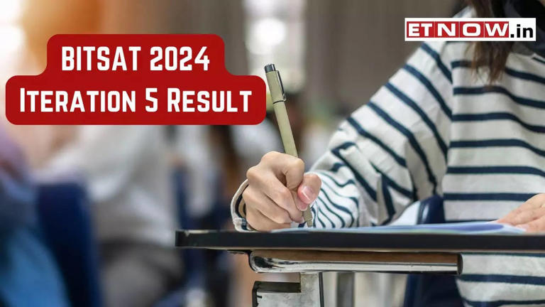 BITSAT 2024 Iteration 5 Result: BITS scorecard released online - check ... BITSAT 2024 Iteration 5 Result: BITS scorecard released online - check ...