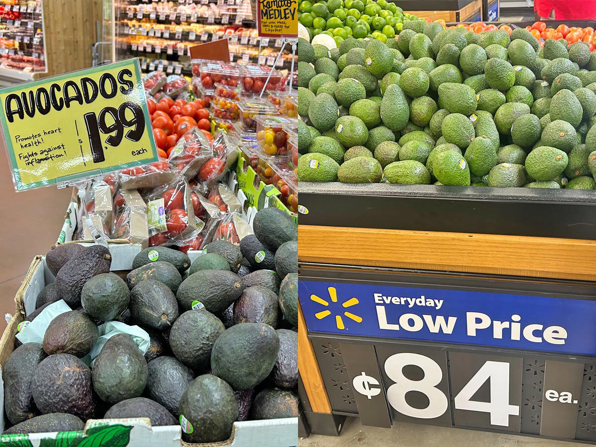 I took the same grocery list to Trader Joe's and Walmart. My money went ... I took the same grocery list to Trader Joe's and Walmart. My money went ...