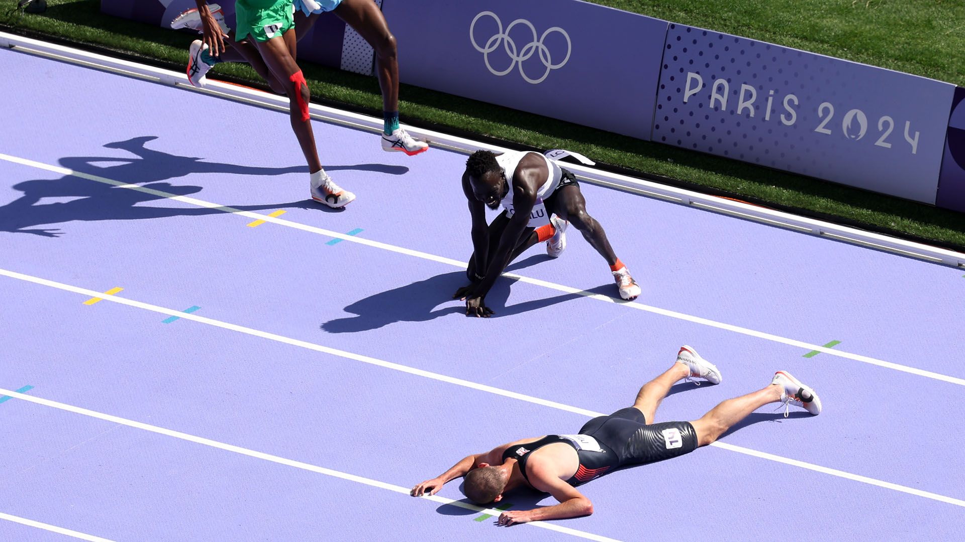Team USA heptathlon star wipes away tears after high jump humiliation