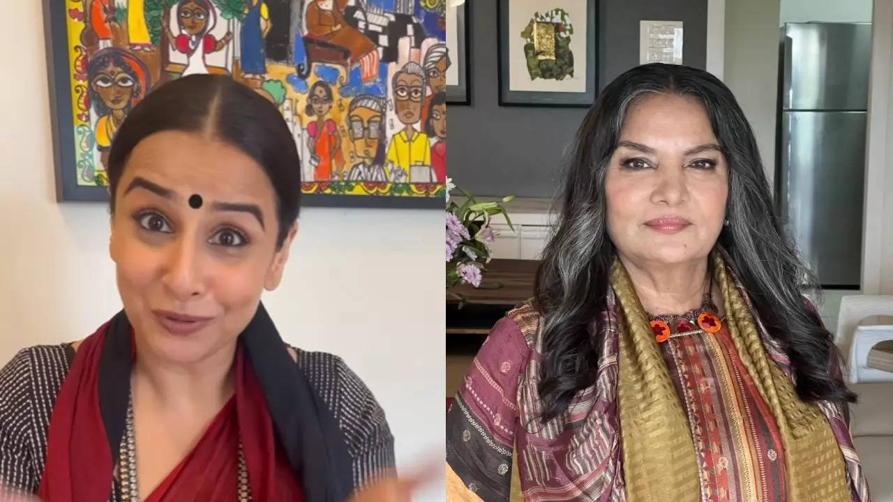 Vidya Balan's new funny reel leaves Shabana Azmi in fits of laughter ... Vidya Balan's new funny reel leaves Shabana Azmi in fits of laughter ...