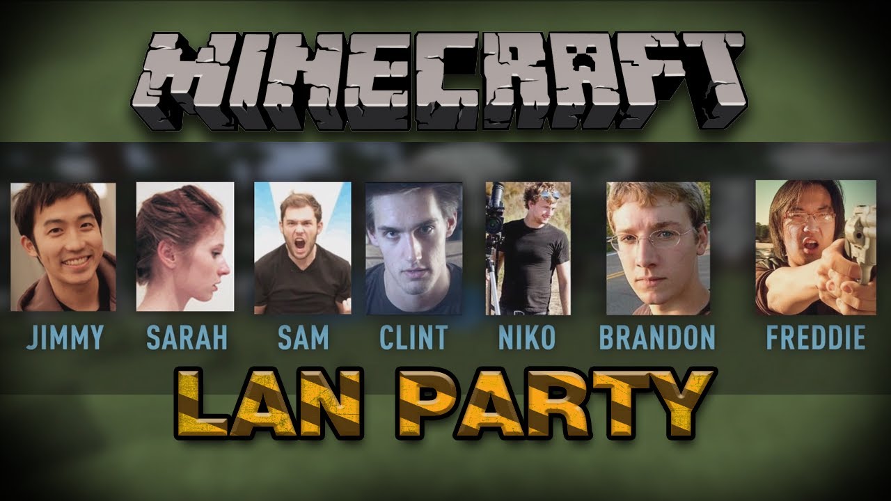 Minecraft with Freddiew and Corridordigital Episode 1 on LAN Party - Node