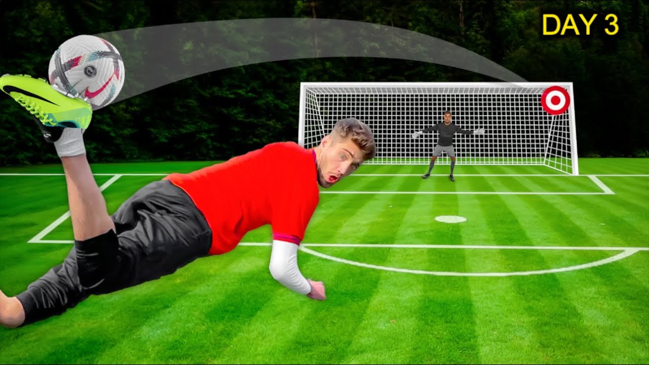 Scoring the most beautiful goal took 100 shots
