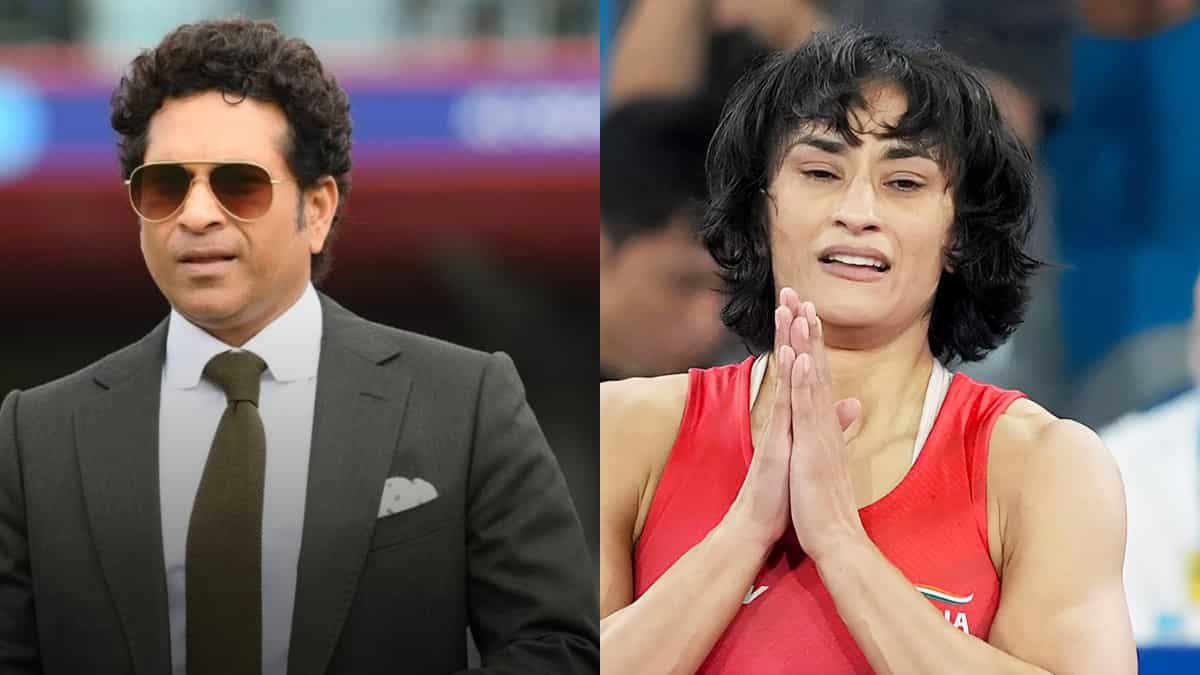 Sachin Tendulkar backs Vinesh Phogat's CAS appeal - 'She definitely ... Sachin Tendulkar backs Vinesh Phogat's CAS appeal - 'She definitely ...
