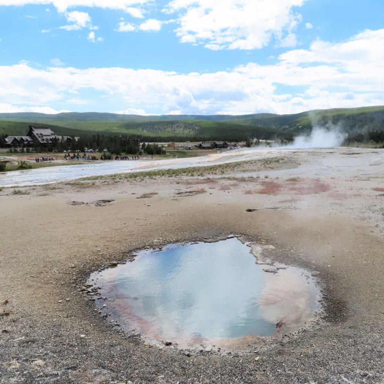 Geyser Hill in Yellowstone National Park