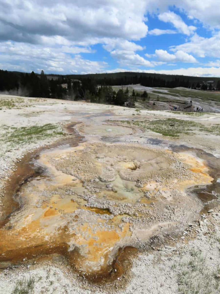 Geyser Hill in Yellowstone National Park