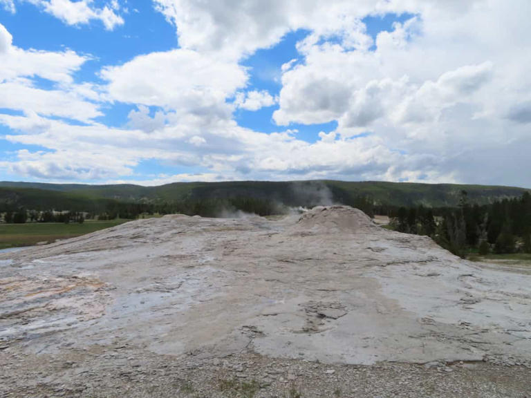 Geyser Hill in Yellowstone National Park