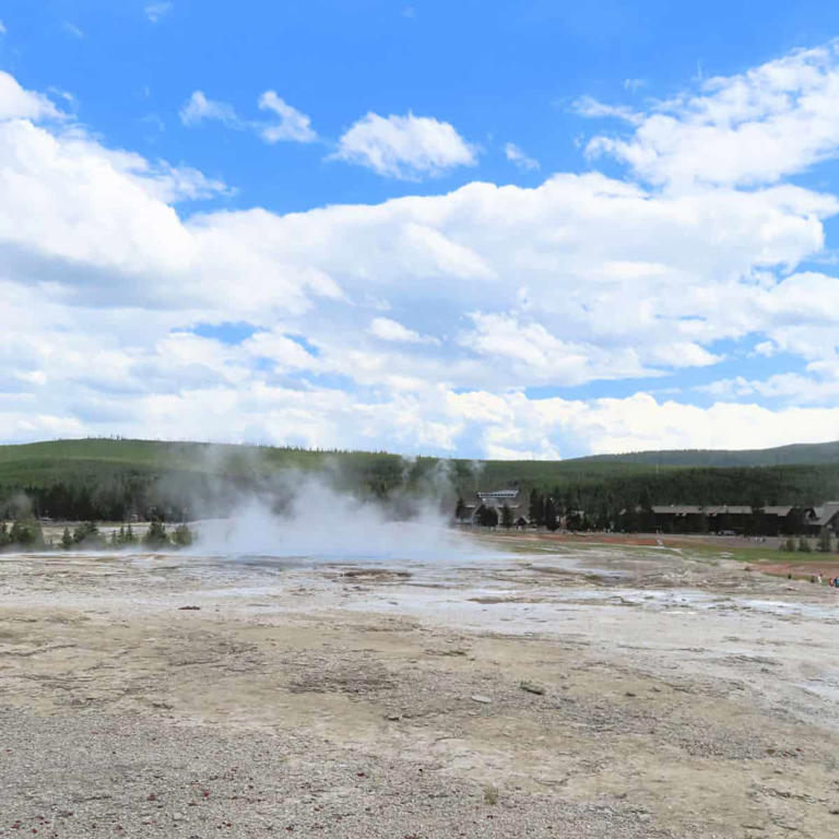 Geyser Hill in Yellowstone National Park