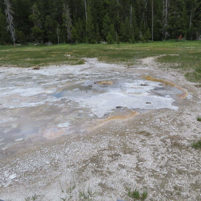 Geyser Hill in Yellowstone National Park
