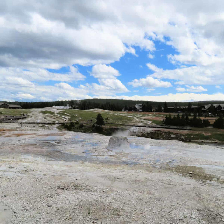 Geyser Hill in Yellowstone National Park