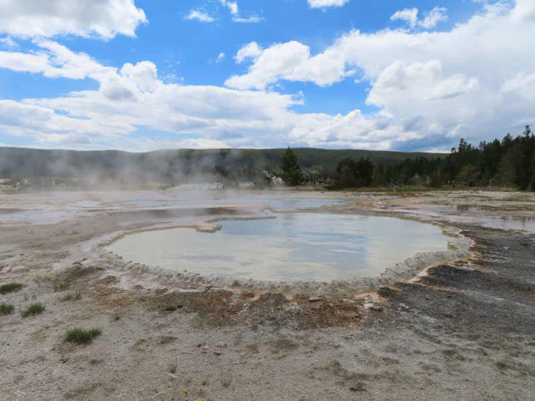 Geyser Hill in Yellowstone National Park