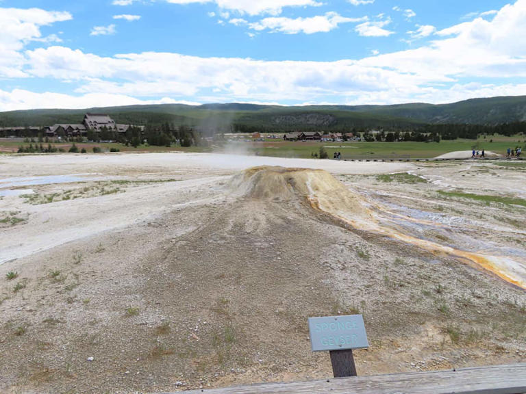 Geyser Hill in Yellowstone National Park
