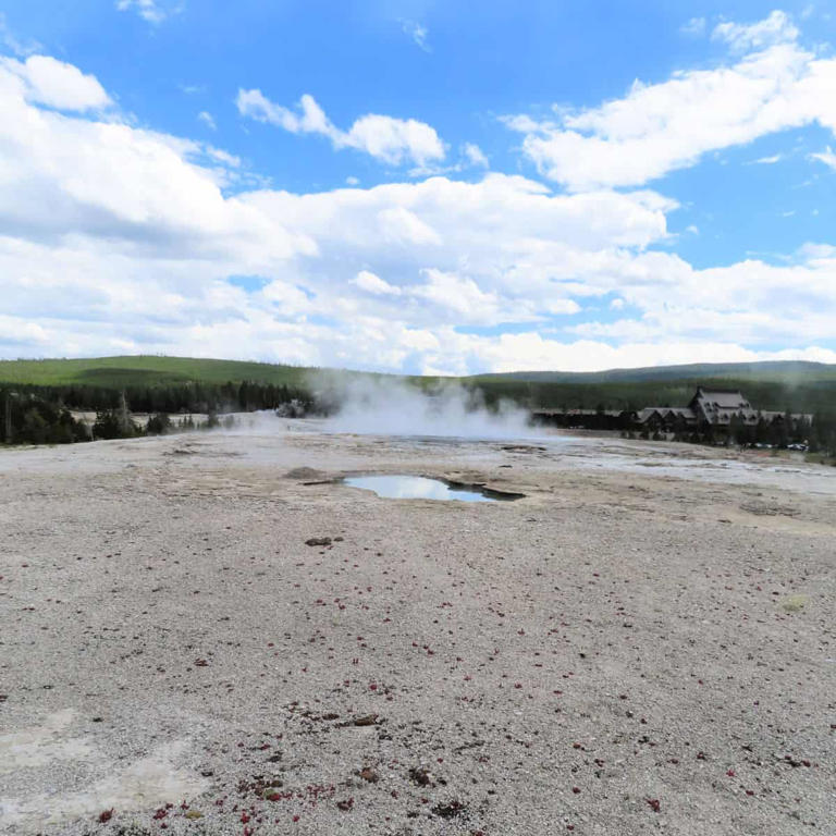 Geyser Hill in Yellowstone National Park