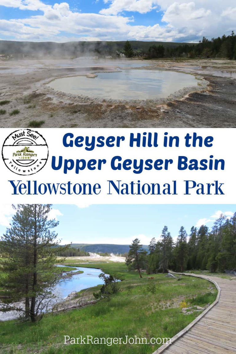Geyser Hill in Yellowstone National Park