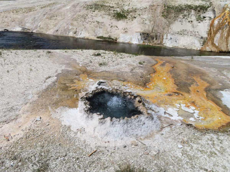 Geyser Hill in Yellowstone National Park