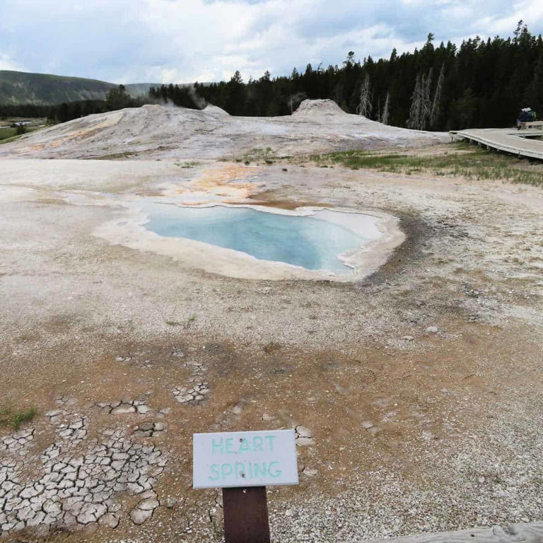 Geyser Hill in Yellowstone National Park