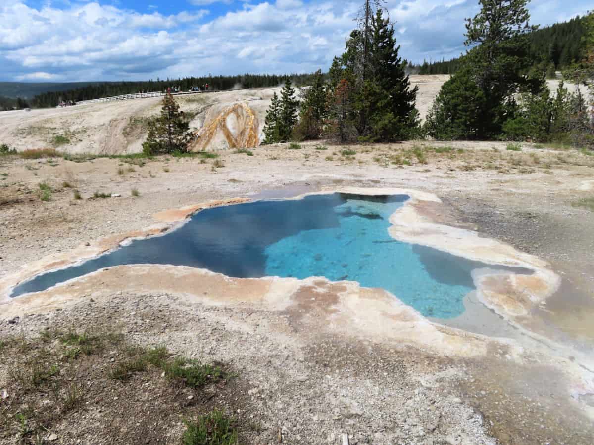 Geyser Hill in Yellowstone National Park